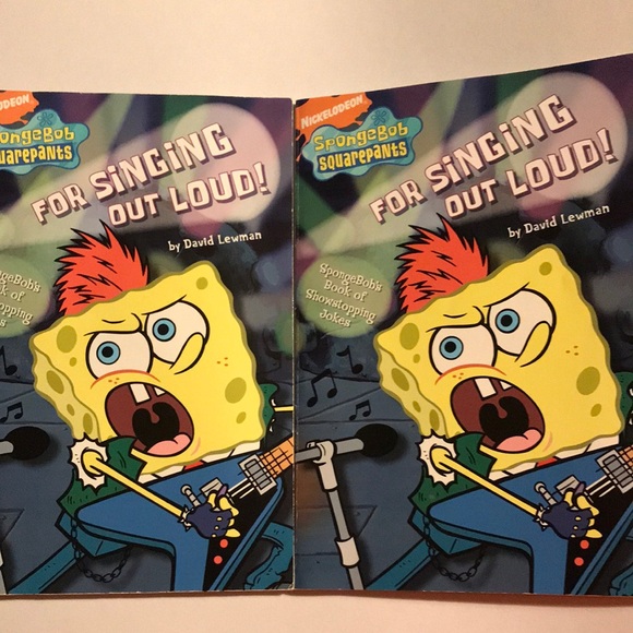 Nickelodeon | Other | Spongebob Squarepants Book For Singing Out Loud ...